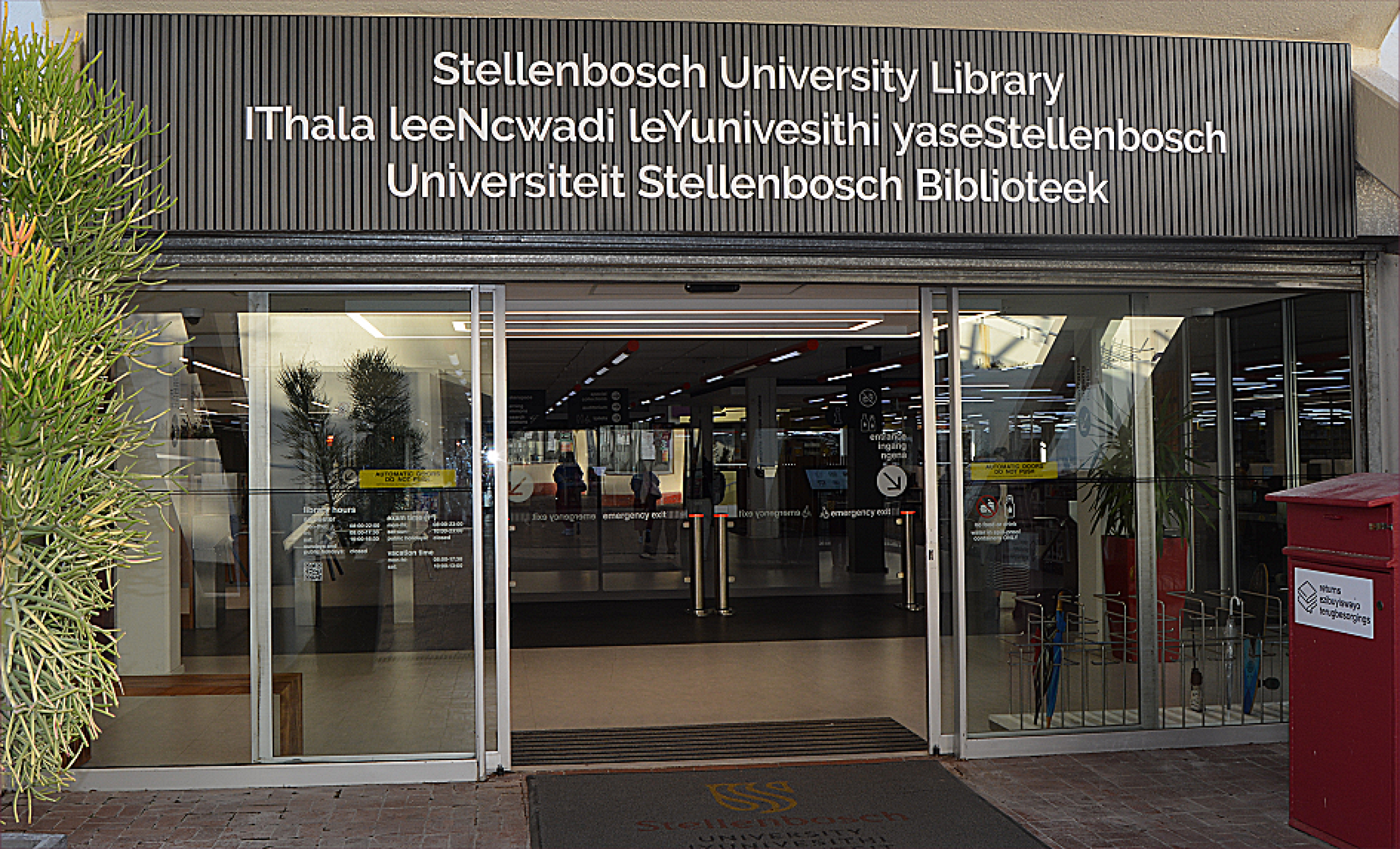 Anita's clone of Library homepage - Cloned | Stellenbosch University