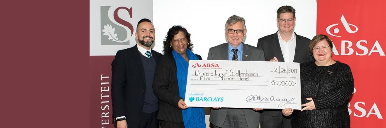 ABSA invests R5m in a Scholarship Programme for Maties in 2017 ...