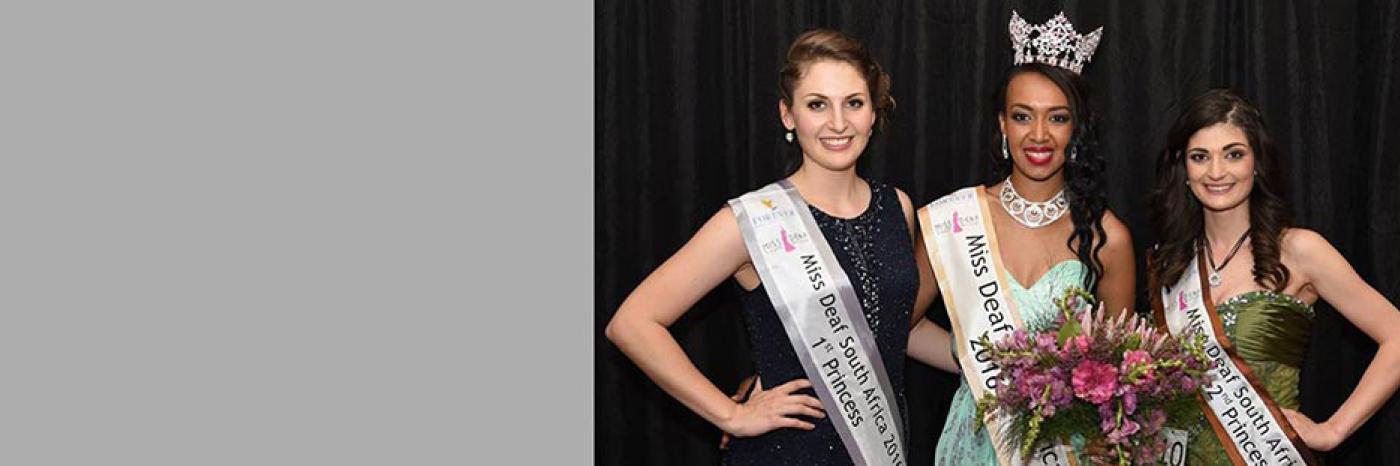 Dietetics student first princess at Miss Deaf SA pageant | Stellenbosch ...