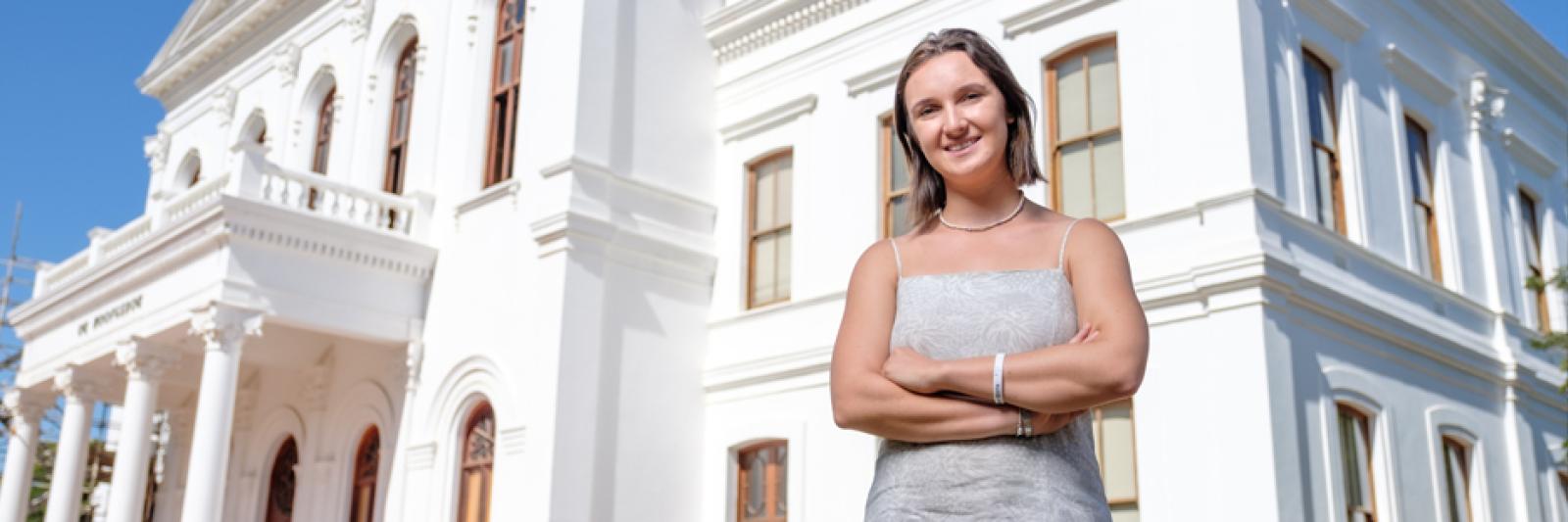 SU law student helps girls and women against GBV | Stellenbosch University