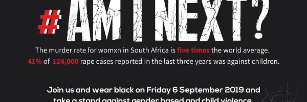 Stand against gender based and child violence on 6 September ...