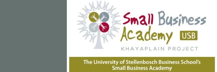 Apply now for USB’s SBA Development Programme | Stellenbosch University