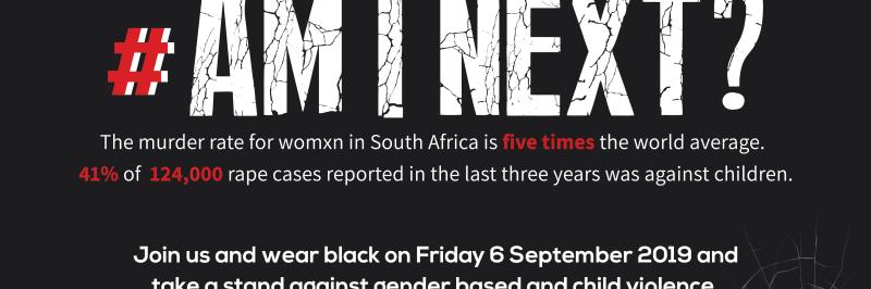 Stand against gender based and child violence on 6 September ...