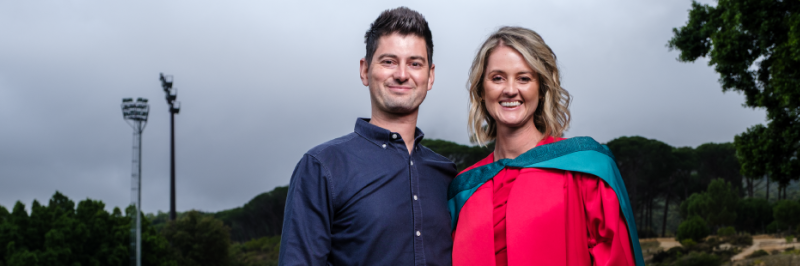 Dr Mariëtte Botha celebrates her PhD with her life-saving brother ...